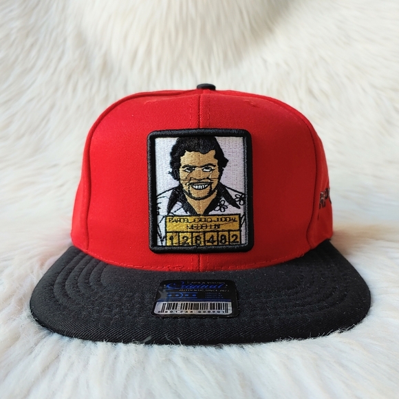 Accessories | Pablo Escobar Red Black Baseball Cap | Poshmark